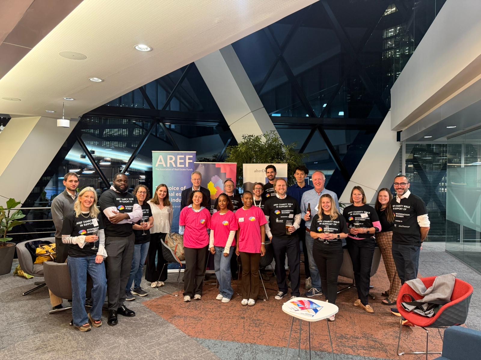 AREF Charity Walk in aid of Regeneration Brainery